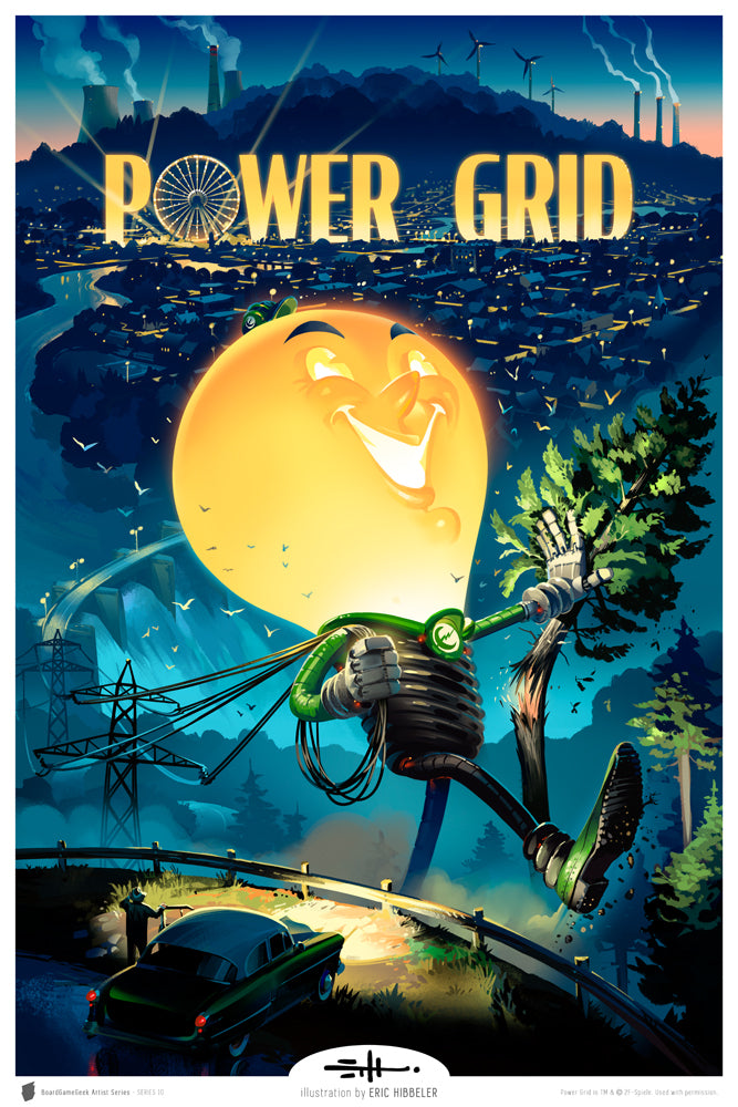 BoardGameGeek Artist Series: Series 10 - Power Grid – BoardGameGeek Store